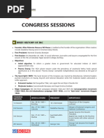Key INC Congress Sessions Overview | PDF | Indian National Congress ...