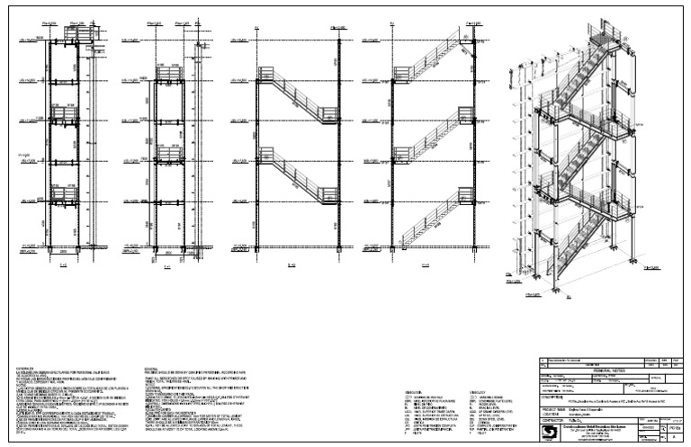 PG16a - Escalera Acc Cubierta & WC-Stair to Acc Roof&WC - Rev 01 | PDF