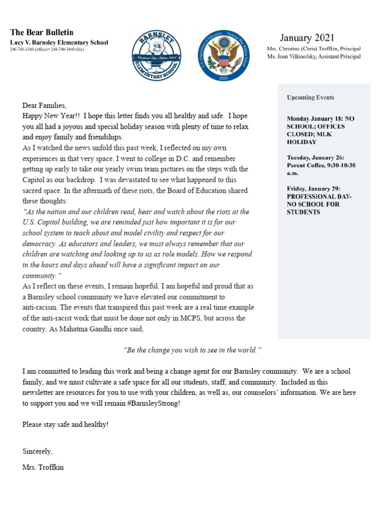 The Bear Bulletin January Copie Copie | PDF