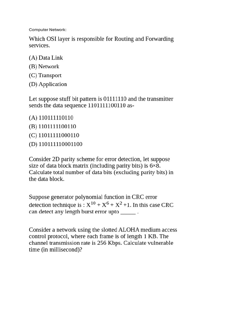 Computer Network | PDF