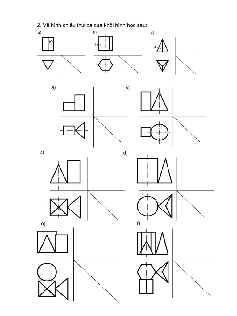 Bai 13 - Ve Hinh Chieu Thu 3 | PDF
