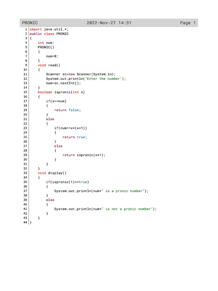 11.Pronic Program | PDF