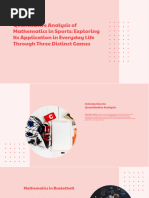 Math in Football | PDF | Mathematics