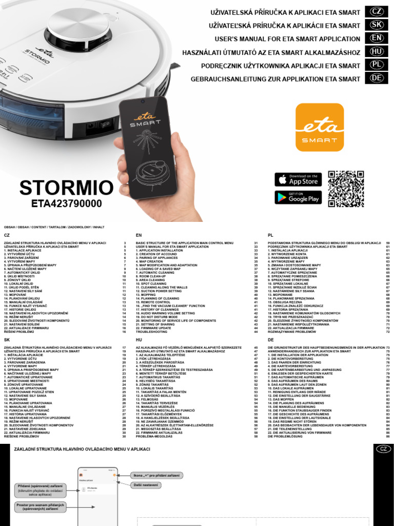 CZ SK EN PL DE: Stormio | PDF