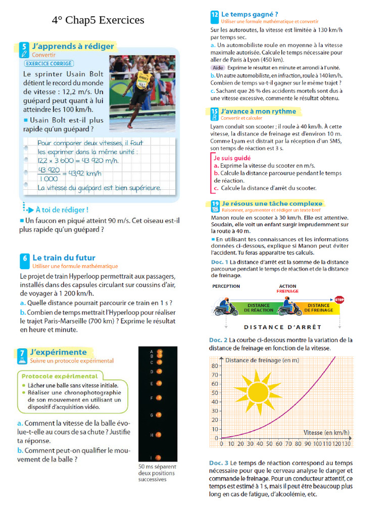 4° Chap5 Exos | PDF