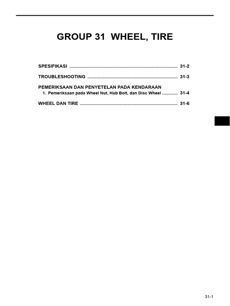 31 - Wheel Tire | PDF