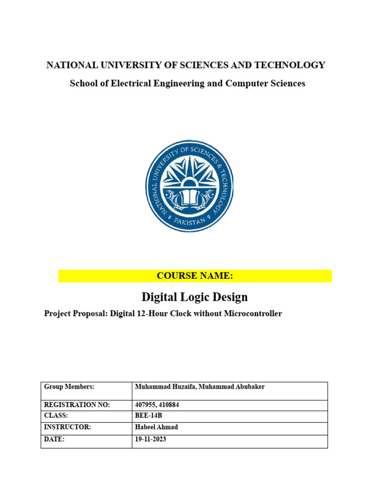 Project Proposal of DLD | PDF