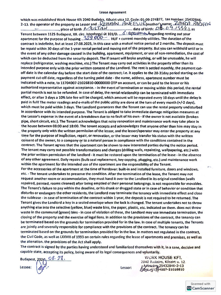 House Contract | PDF