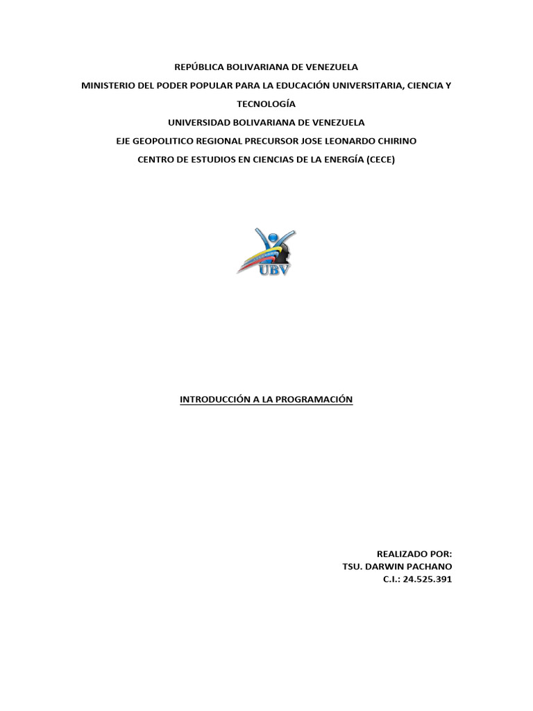 introduccion a la programacion | PDF | Lenguaje de programación ... introduccion a la programacion | PDF | Lenguaje de programación ...