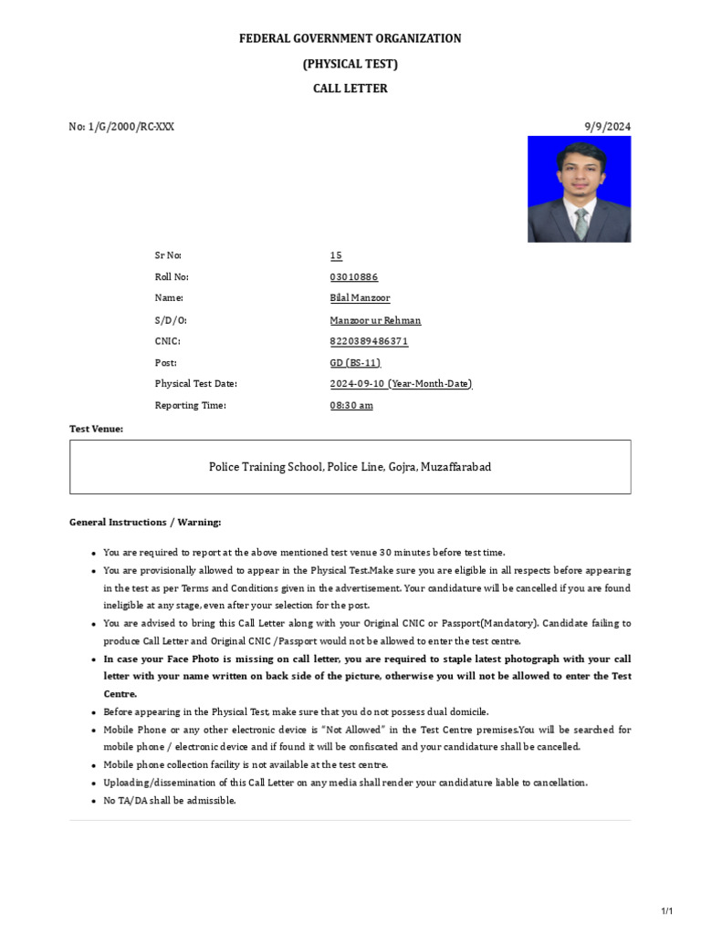 Jobs - Federal Government Organization | PDF