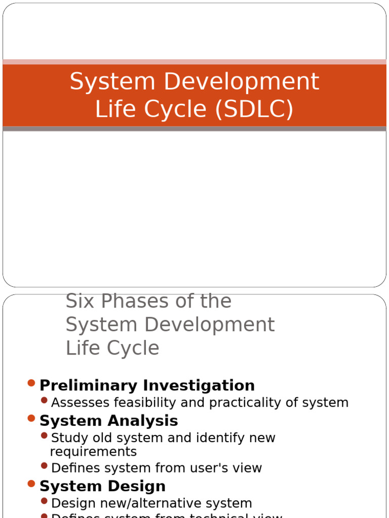 Understanding the System Development Life Cycle | PDF | Computing | Software Engineering