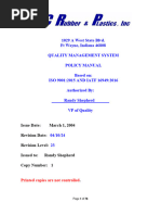 Examples of Scope Statements For ISO 9001 - 2015 | PDF | Quality ...