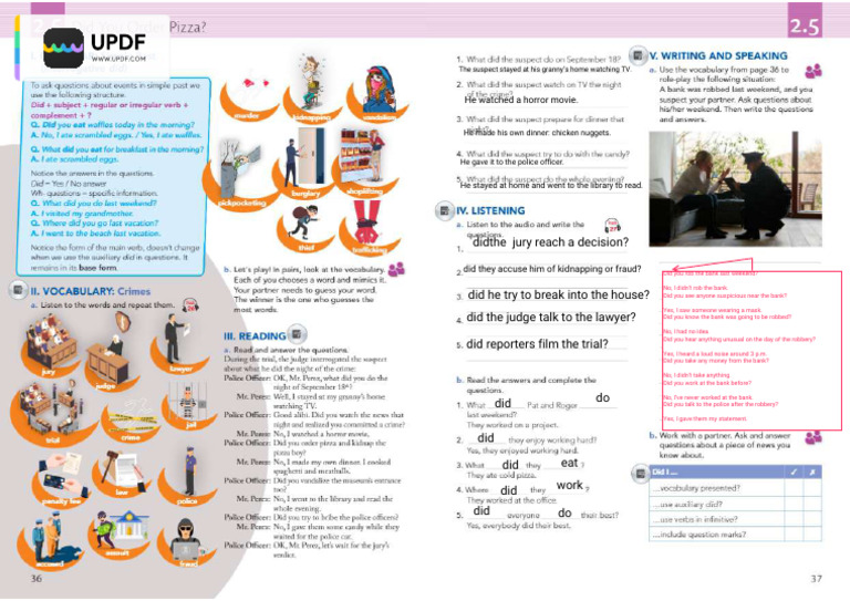 English Aware 2,36 y 37 Página | PDF