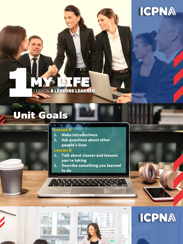 B09 - Unit 01 My Life - Lesson B - For Students | PDF | English Language | Question