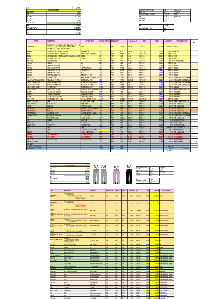 SKI STYLE - AW24-Post Cost - SOJOL | PDF | Clothing | Fashion