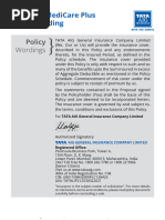 Tata Aig Medicare Premier Policy Wording | PDF | Hospital | Insurance