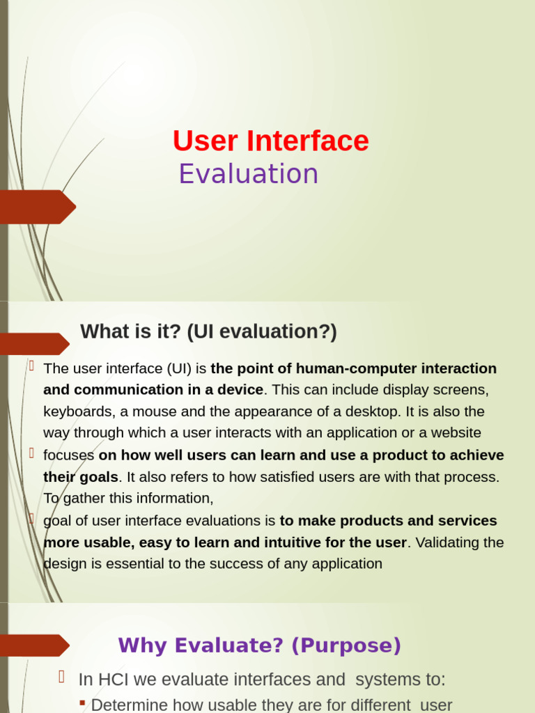 UI - Evaluation Methods-Inspection (Jacob Heuristiics) - Mar 2023 ...