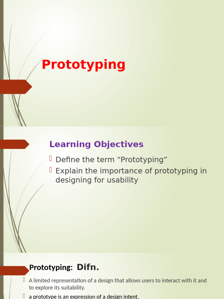 Prototyping Intro Need - Why May 2023 (Part 1) | PDF | Software Prototyping | Prototype
