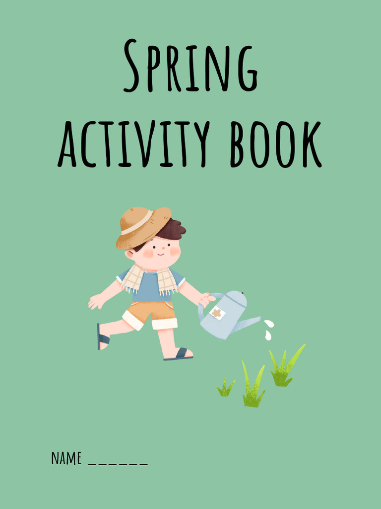 Spring Activity Book for Kids | PDF
