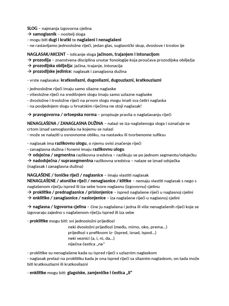 Naglasci | PDF