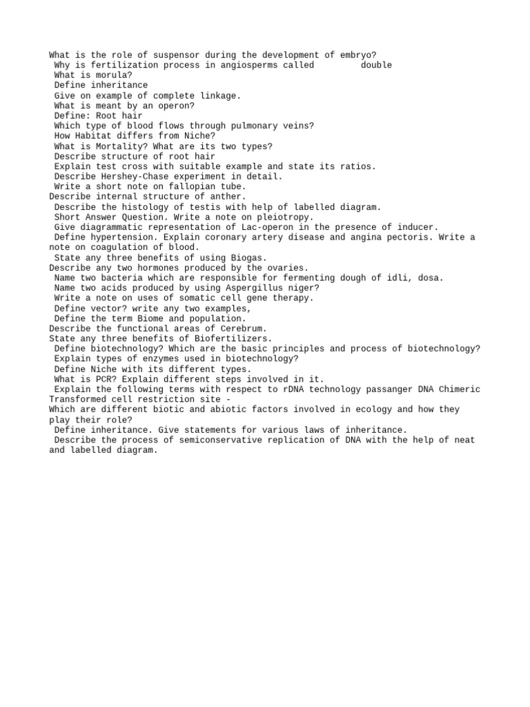 Revision Question | PDF