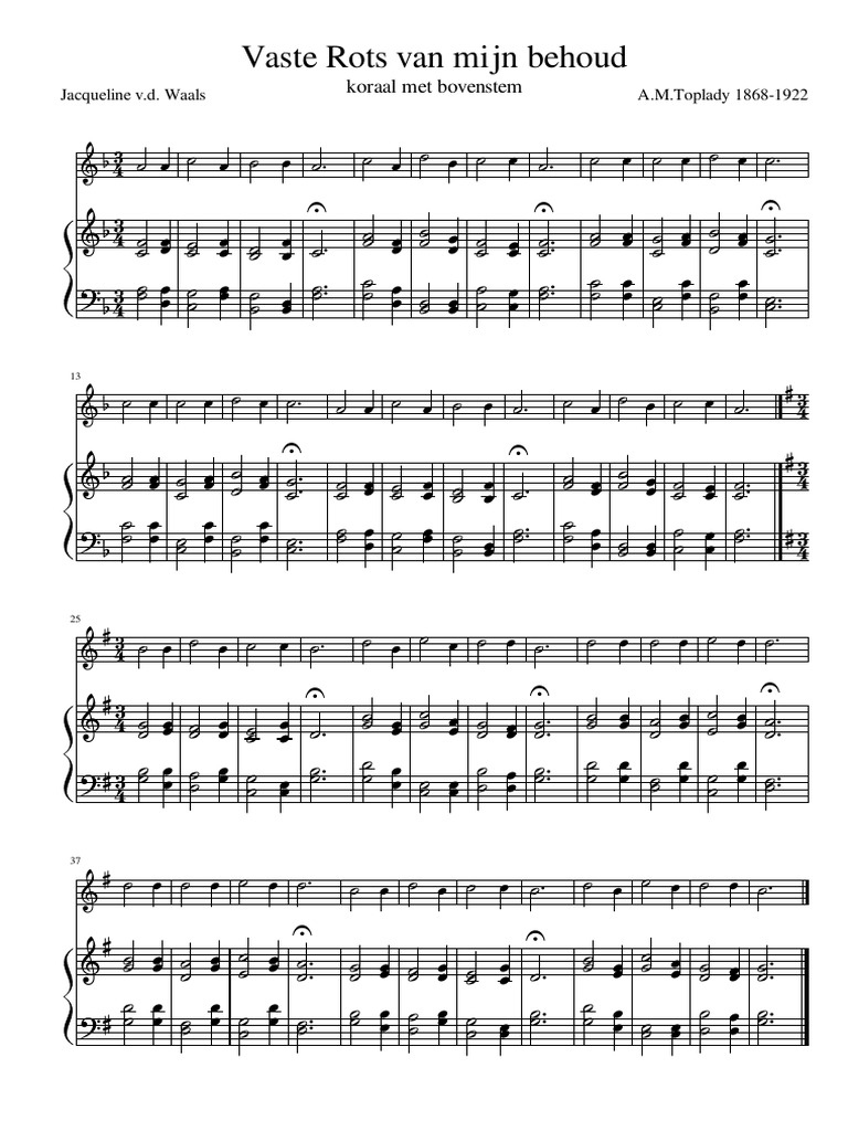 Vaste Rots Van Mijn Behoud-Met-Bovenstem | PDF