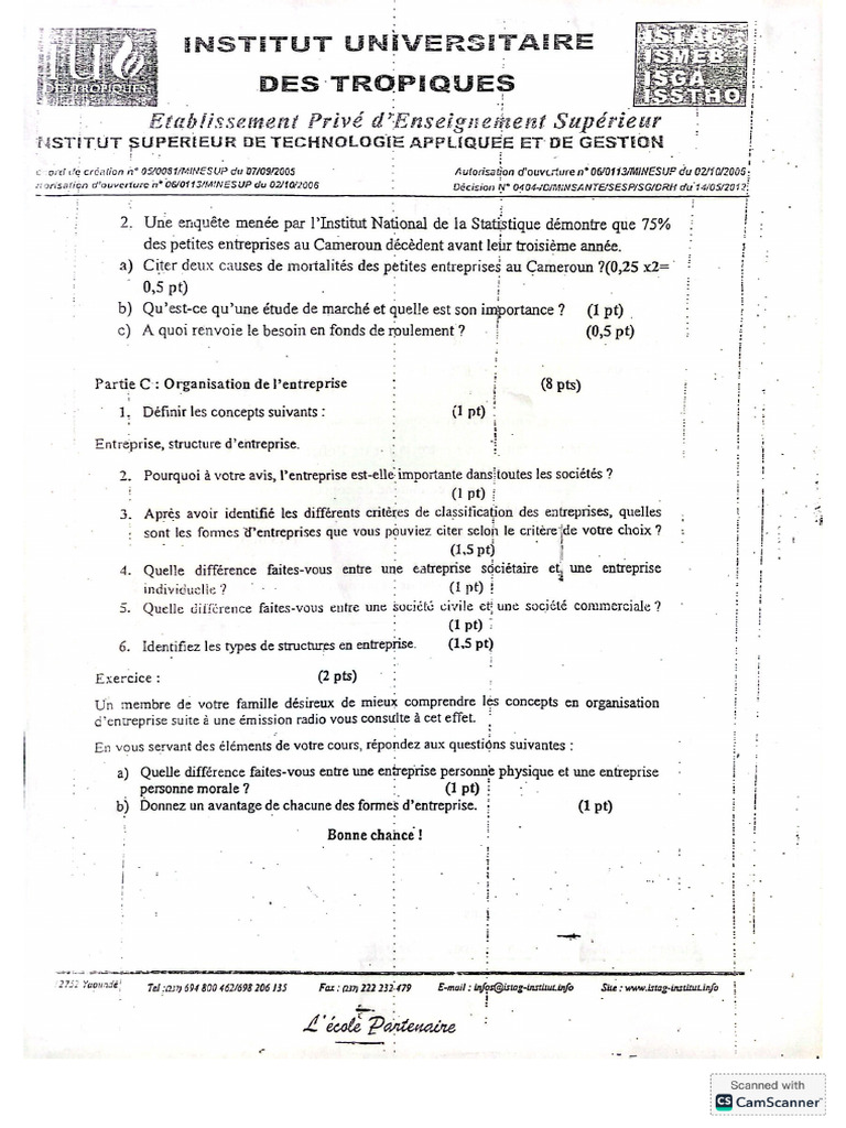 Fiche de TD - EOE | PDF