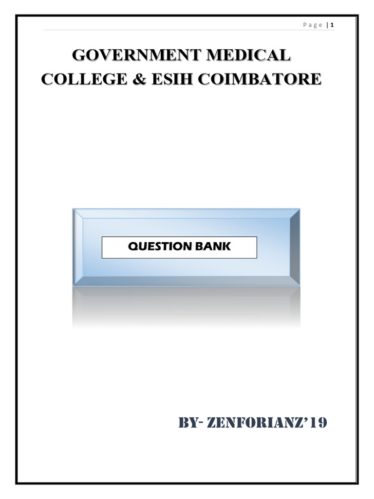 Final Year Qbank | PDF | Anemia | Respiratory Diseases