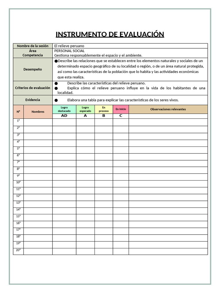 5 U8 Sem2 S3 Ps-Instrumento | PDF