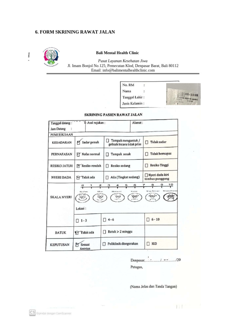 Skrining Rawat Jalan | PDF