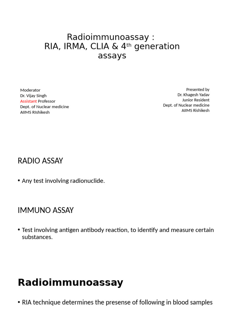 Ria Irma Clia | PDF | Elisa | Immunoassay