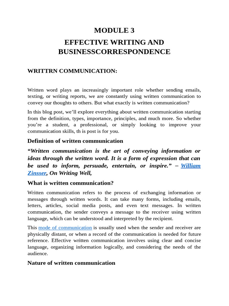 MODULE 3 BECG | PDF | Communication | Information