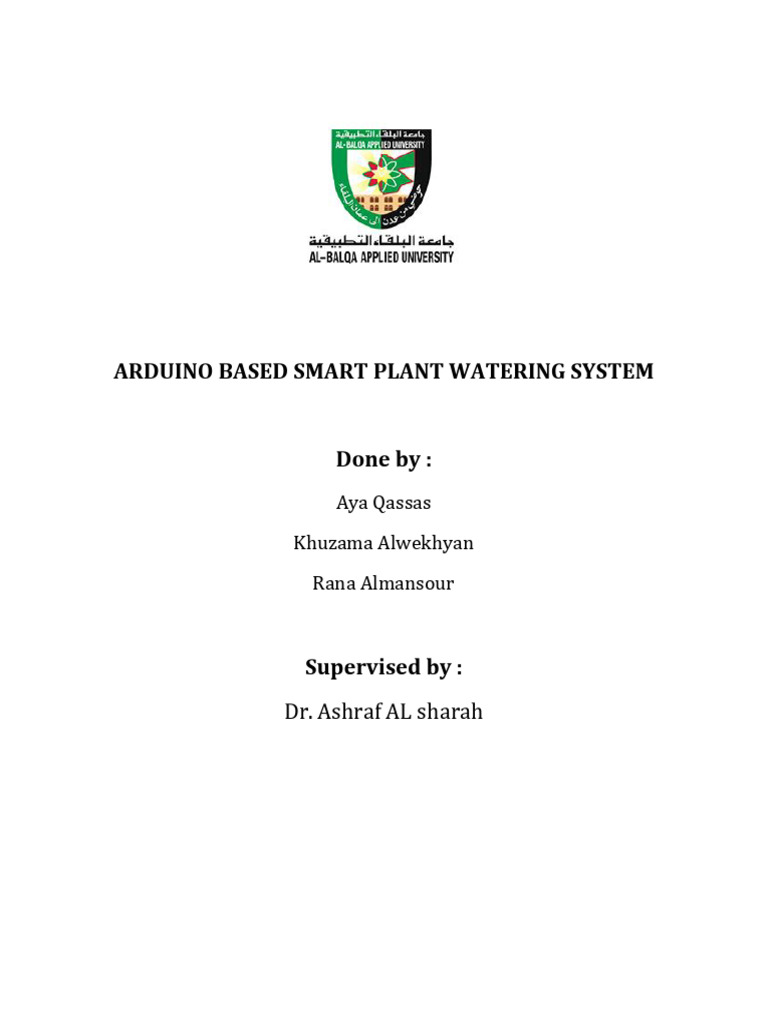 water-system | PDF | Arduino | Internet Of Things