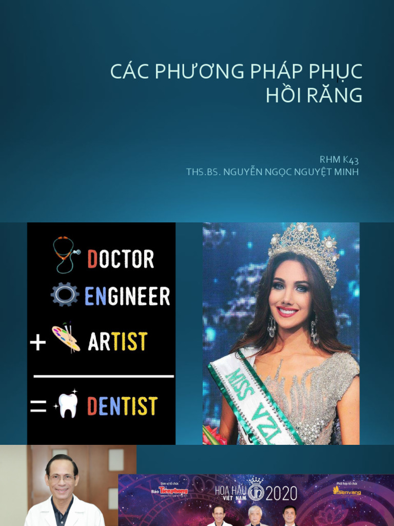 Các Phương Pháp Phục Hồi Răng - Full - K43 | PDF