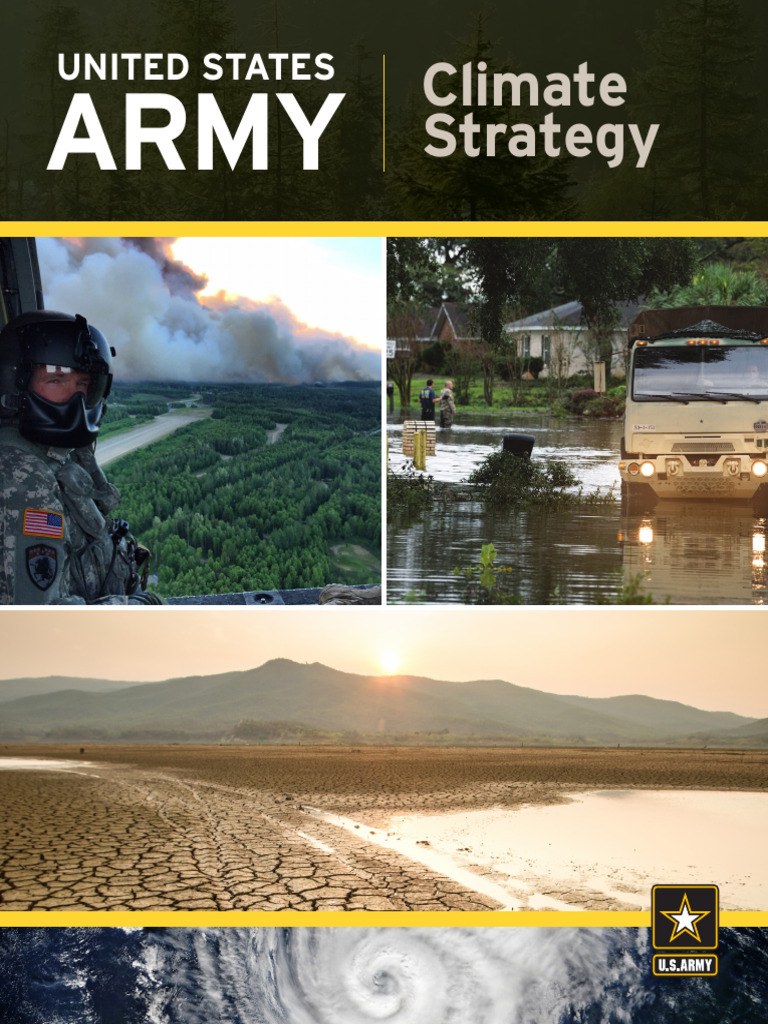 Army Climate Strategy - Final Signed | PDF | Climate Change | Climate ...