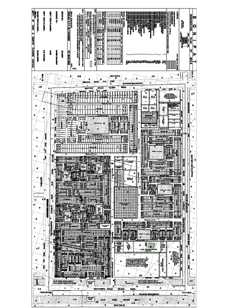 Sector-6, Demarcation Plan | PDF