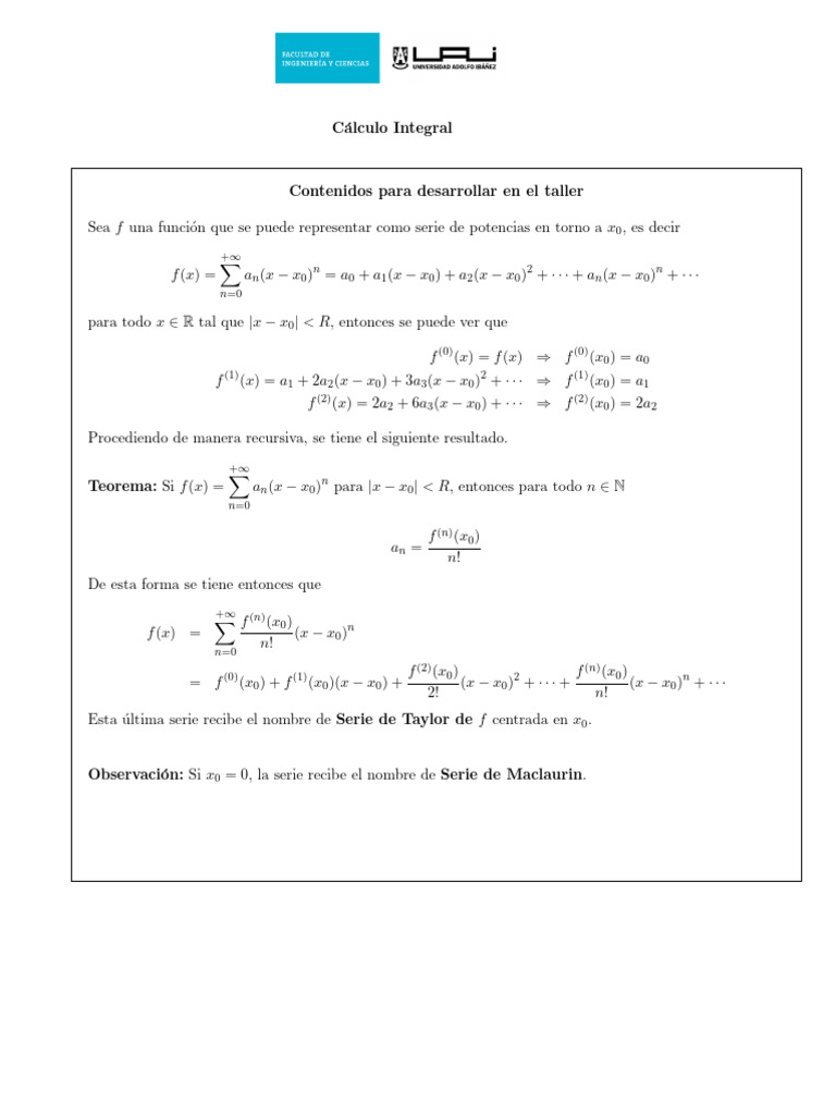 Clase 34 | PDF | Análisis matemático | Matemáticas