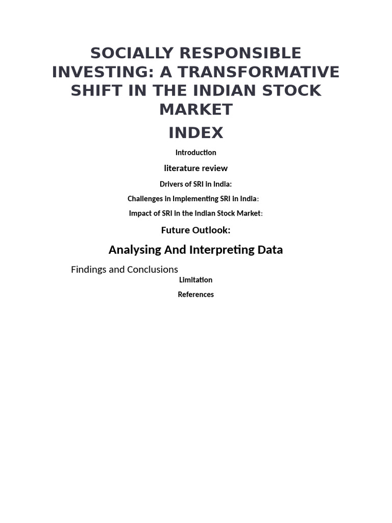 Sanskar Goyal | PDF | Sustainability | Investing Sanskar Goyal | PDF | Sustainability | Investing
