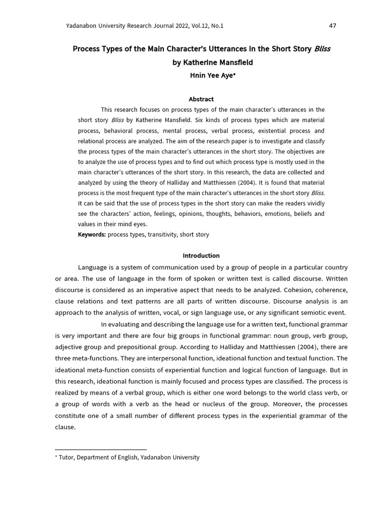 Hnin Yee Aye | PDF | Cognition | Linguistics