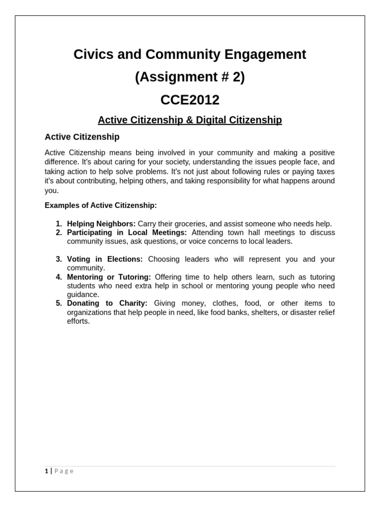 Digital Citizenship Assignment 2 | PDF | Social Media | Popular Culture & Media Studies