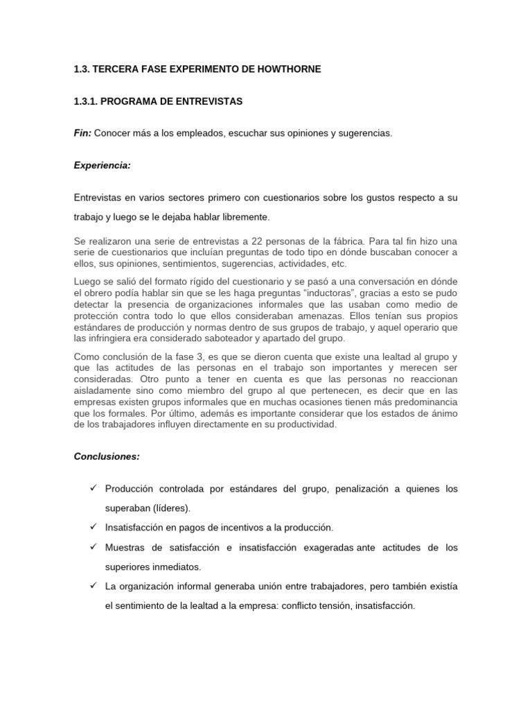 Tercera Face Efecto H. | PDF