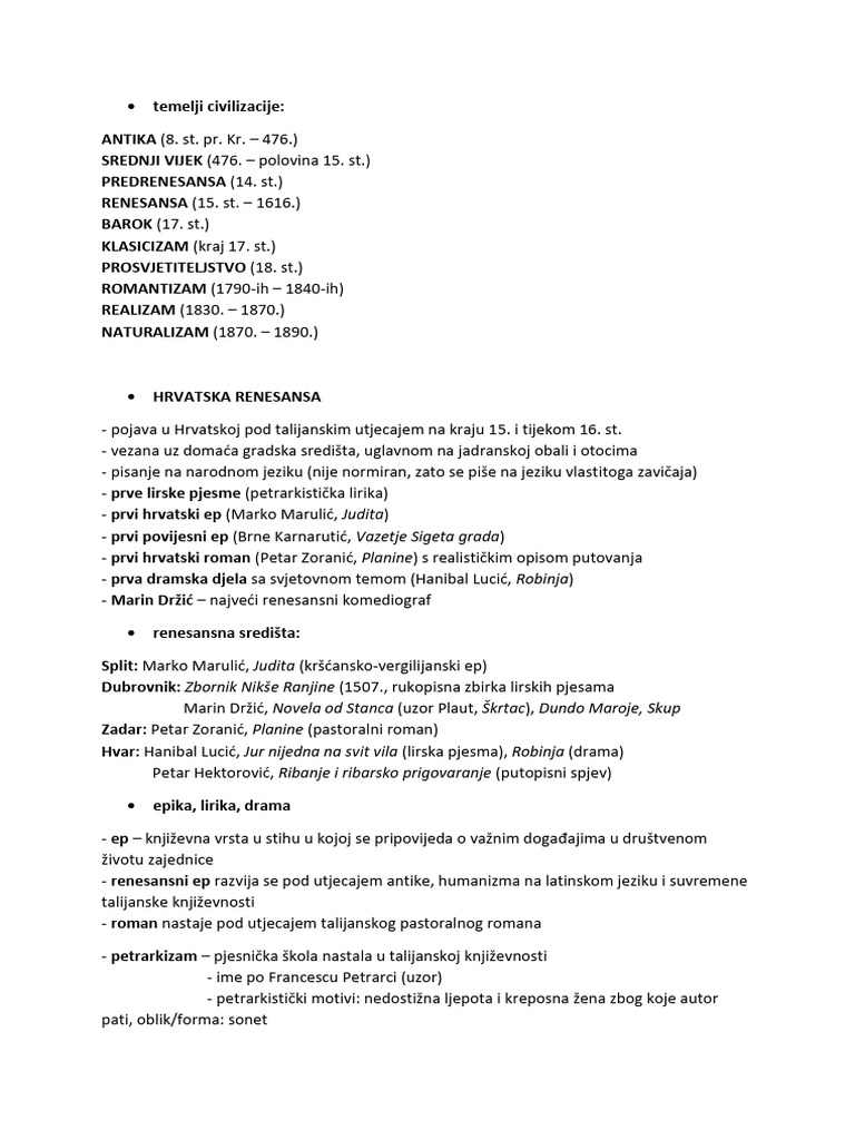 renesansa i barok | PDF