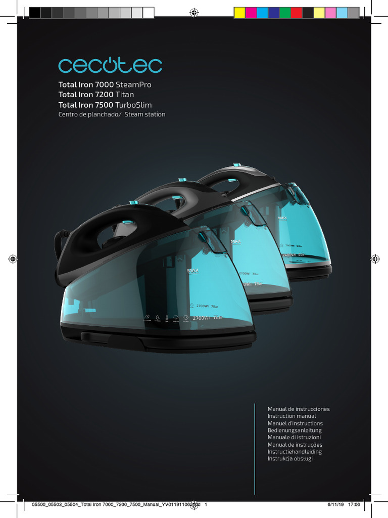 Total Iron 7000 Total Iron 7200 Total Iron 7500: Steampro Titan ...