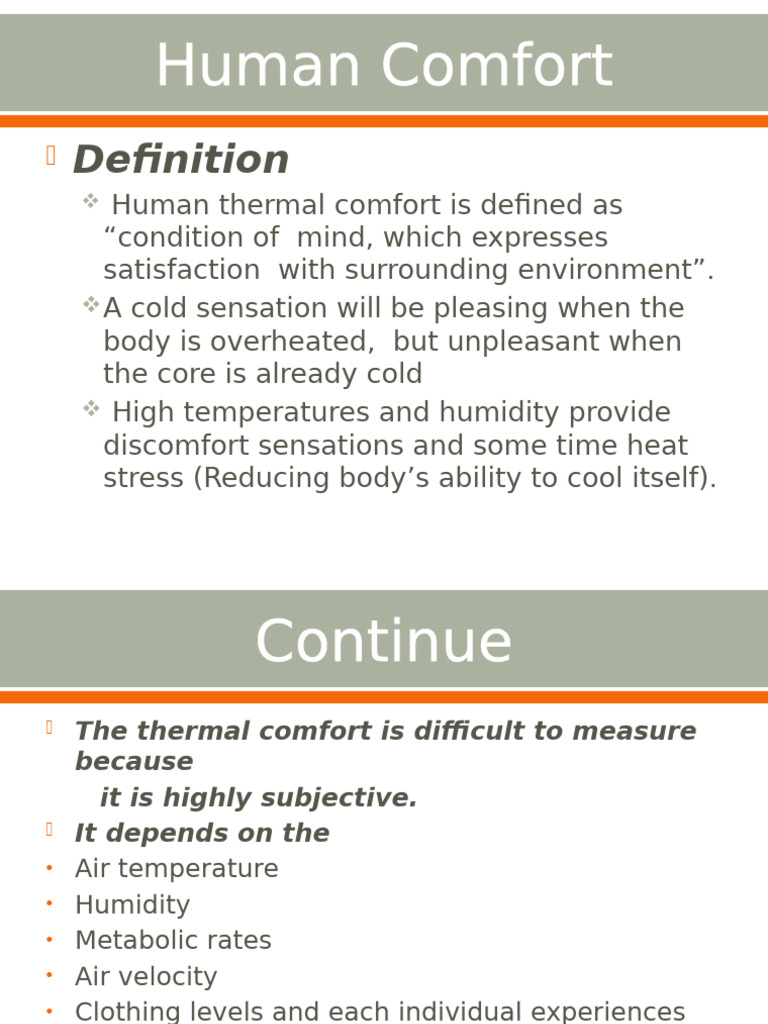 Human comfort | PDF | Humidity | Quantity
