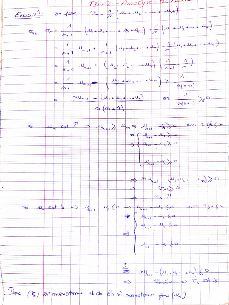 Td Suite Correction Pdf