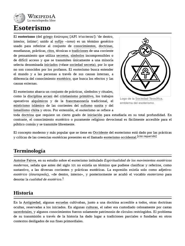 Esoterismo | PDF | Esoterismo occidental