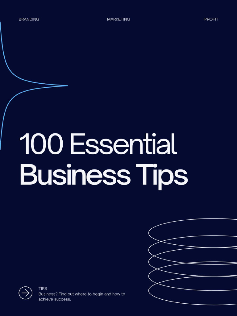 100 Essential Business Tips Ebook Demo | PDF