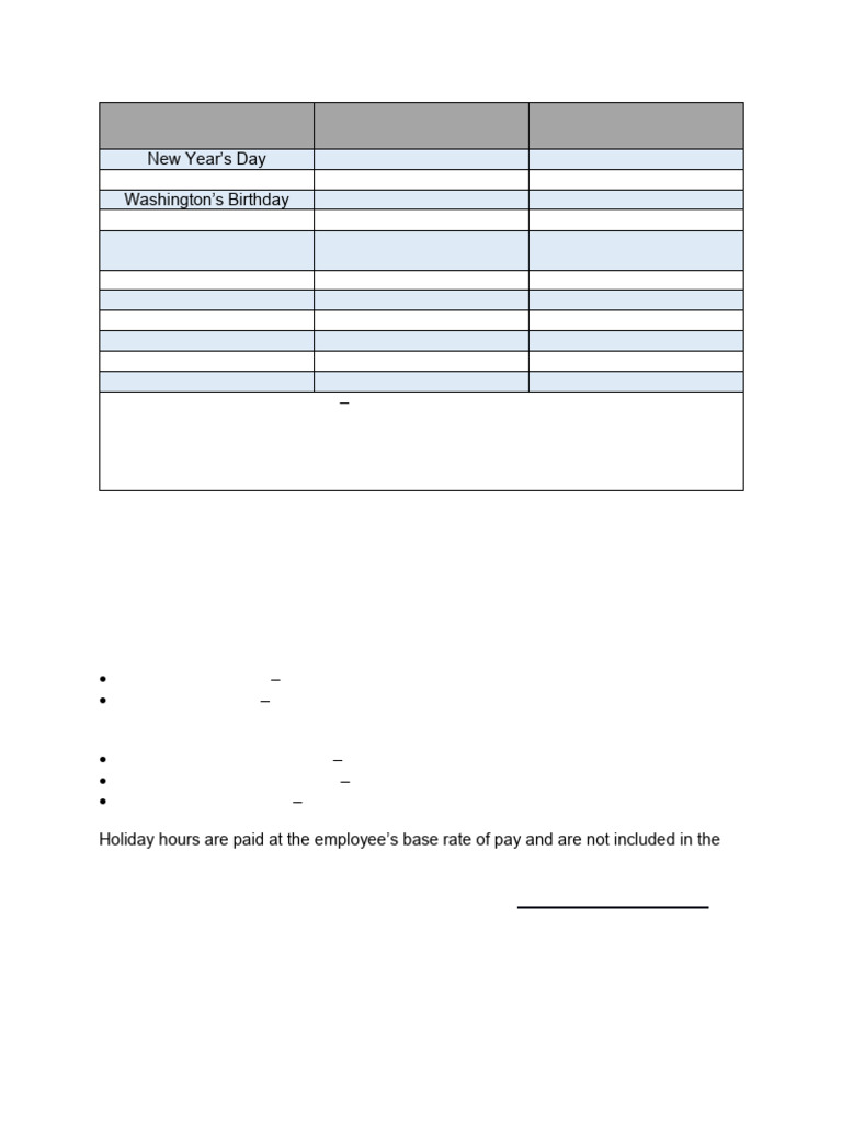 2023 Federal Holiday Schedule Overview | PDF