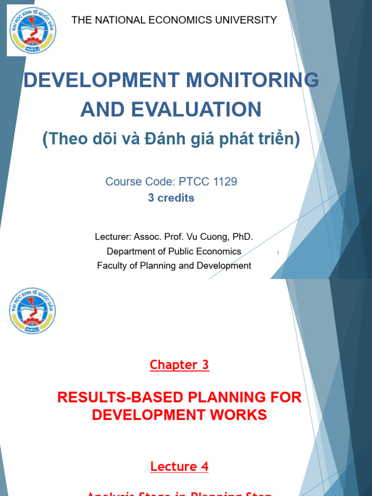 Slide Lecture 4 (Ch3) - RBM Planning. Analysis Stage | PDF | Food Security | Causality