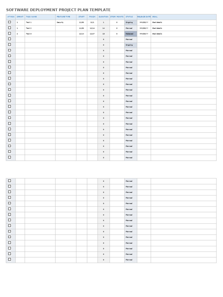 IC Software Deployment Project Plan 11633 | PDF | Computing | Computer ...